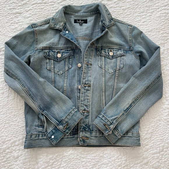 Lulus | Jackets & Coats | Lulus Denim Jacket | Poshmark